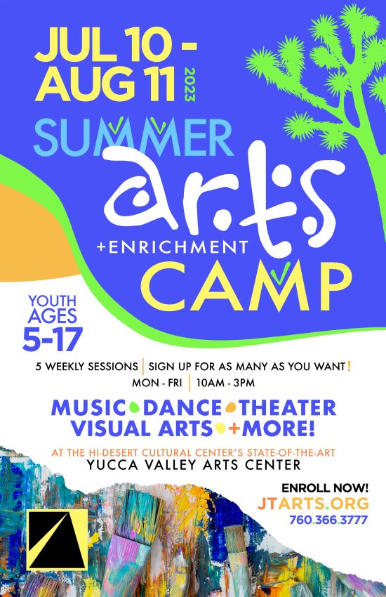 Summer Arts Enrichment Camp NOW ENROLLING! – Hi-Desert Cultural Center